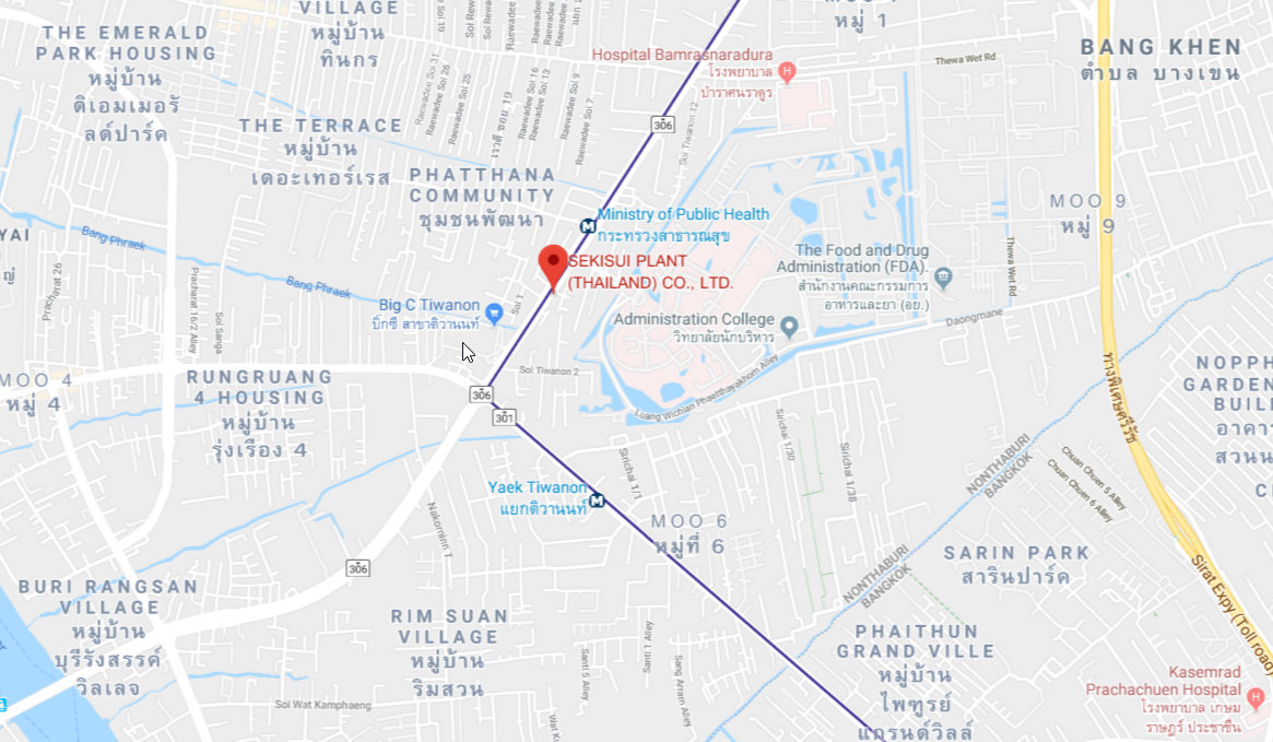 Contact Us – SEKISUI PLANT (THAILAND) CO., LTD.